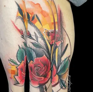 15 Abstract Tattoo Designs That Are Unique And Meaningful