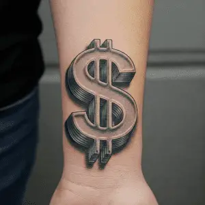 Best Money Sign Tattoo Ideas That Symbolize Wealth And Success