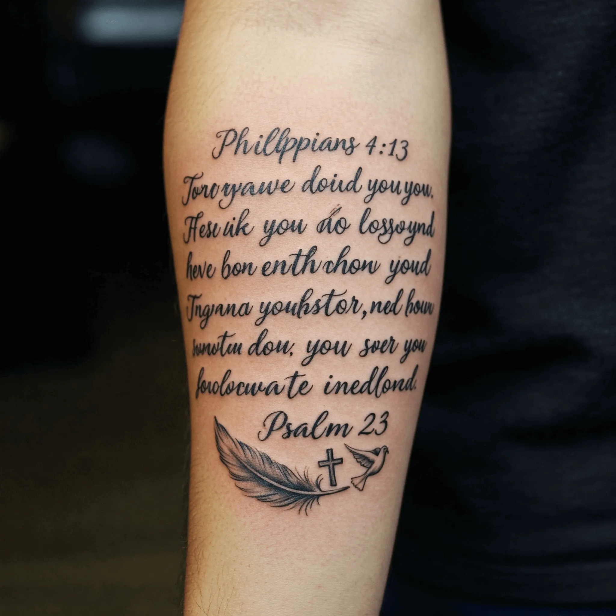 15 Inspiring Christian Tattoos For Men Forearm With Deep Meaning