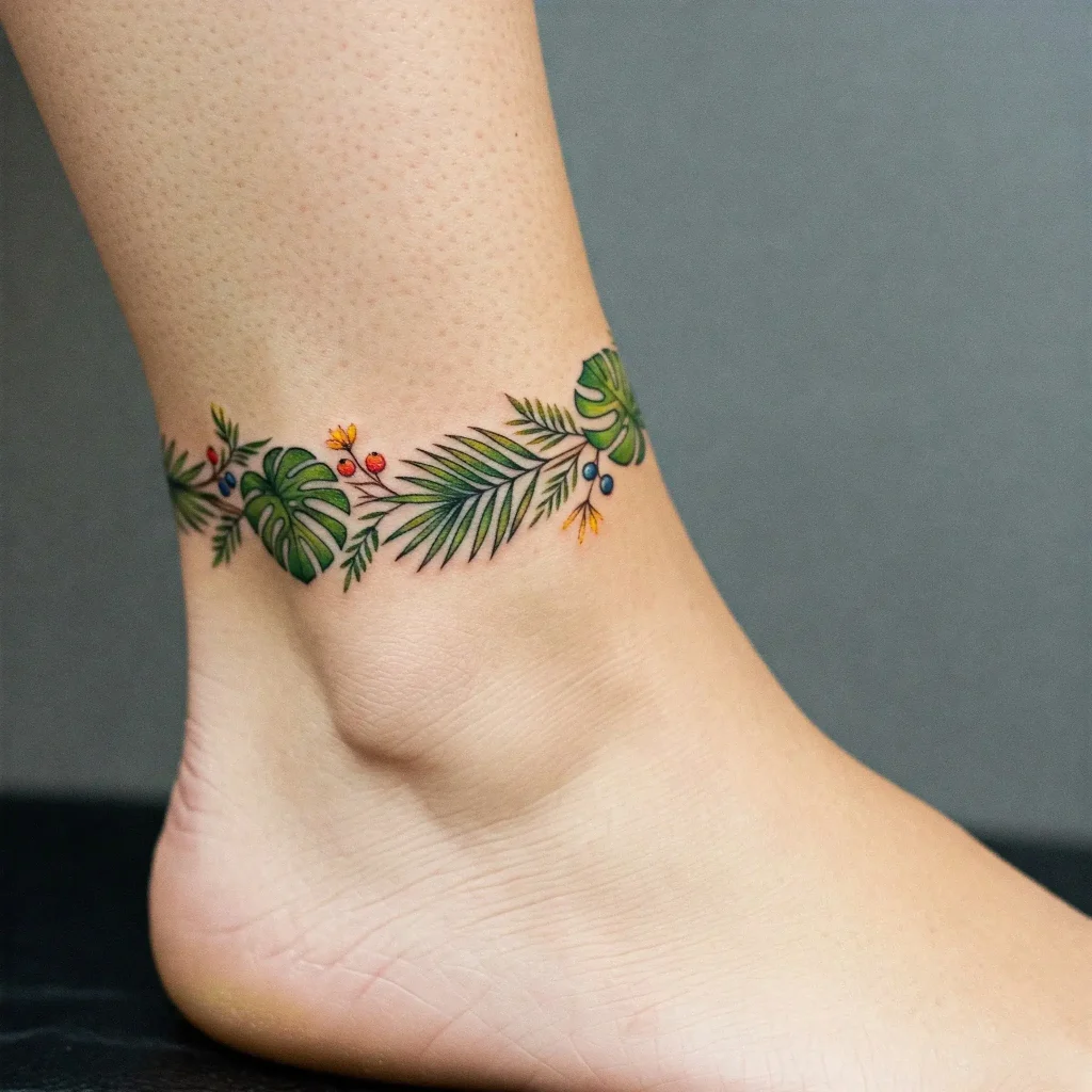 15 Beautiful Anklet Tattoos For Women To Try Today