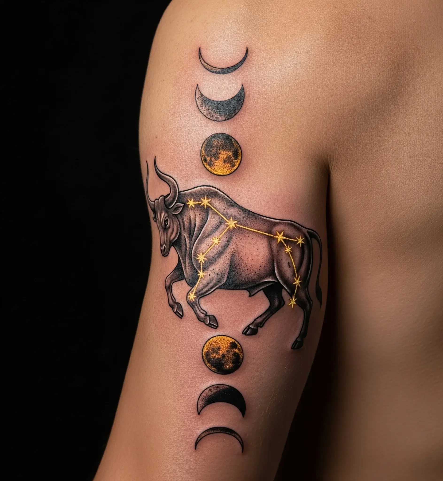 13 Taurus Tattoo Ideas That Show Off Your Zodiac Power