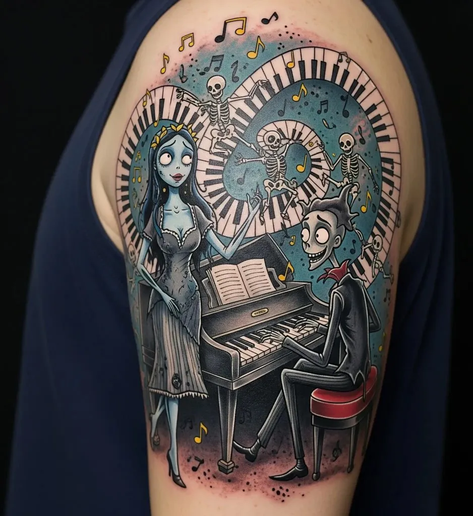 Fall In Love With These 12 Stunning Corpse Bride Tattoos