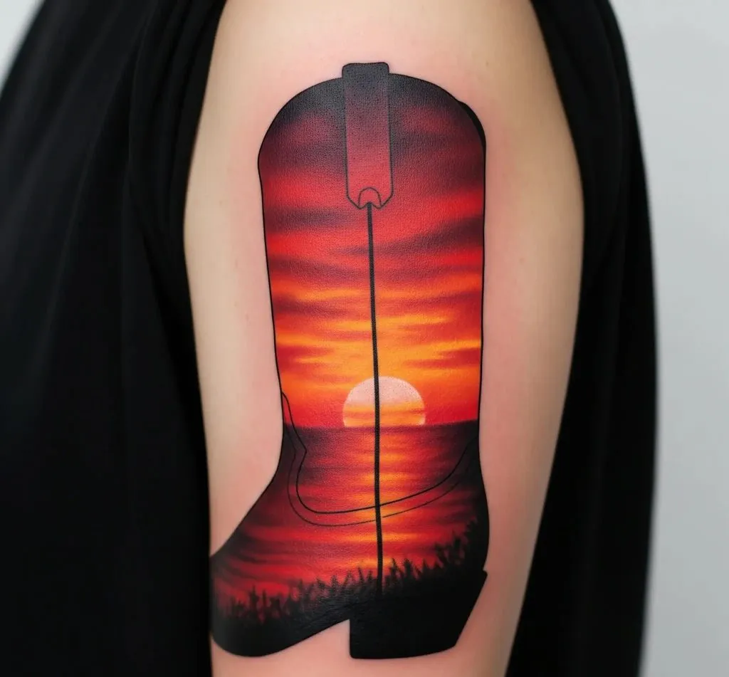 12 Cowboy Boot Tattoo Ideas You’ll Love Wearing Forever