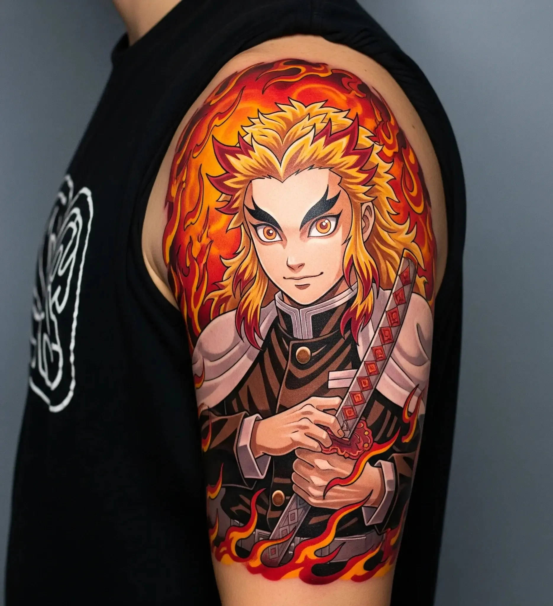 12 Best Rengoku Tattoo Designs Every Demon Slayer Fan Will Love