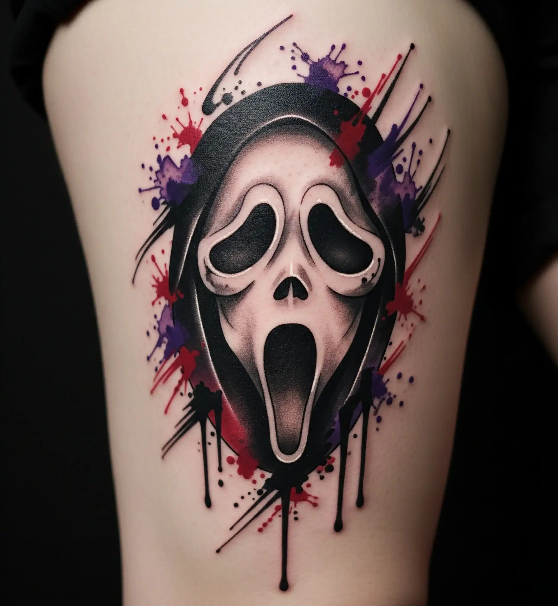17 Ghostface Tattoo Ideas Every Scream Fan Will Love
